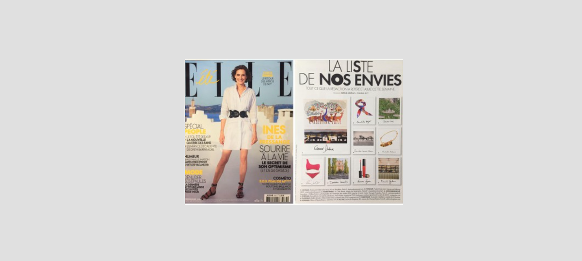 The Color Chart in ELLE magazine! – Soieries du Mékong